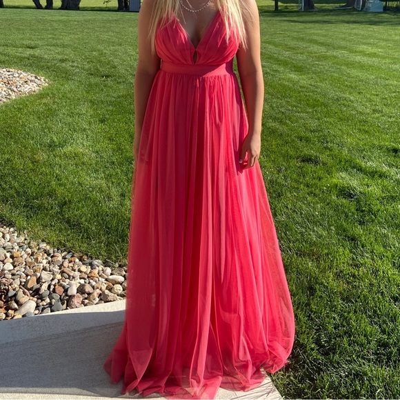 Windsor | Dresses | Pink Coral Colored Prom Dress | Poshmark